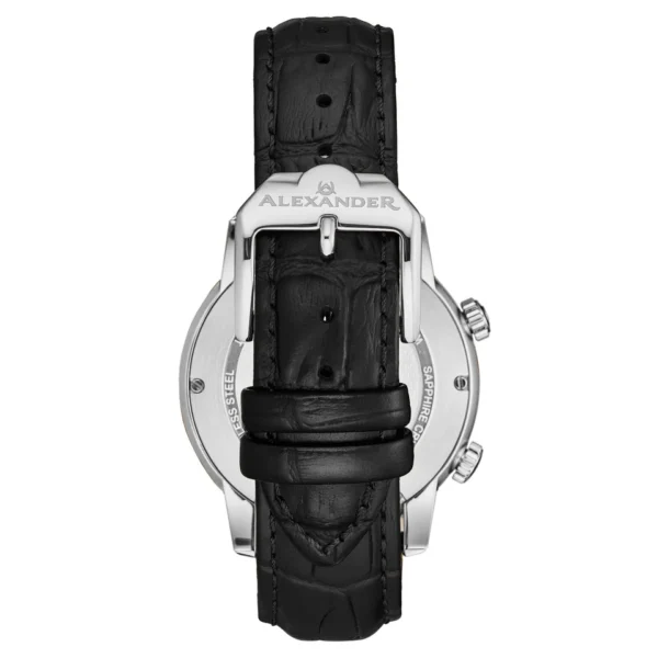 Alexander Swiss Made World Traveler Stainless Steel Sapphire Crystal ...