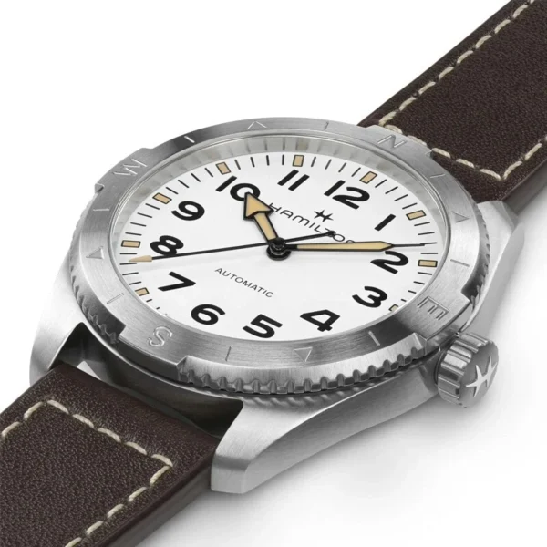 New Hamilton Khaki Field 41MM Expedition Auto White Dial Men's Watch ...